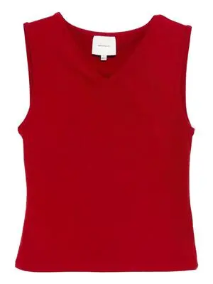 REFORMATION Wren Tank Top Red