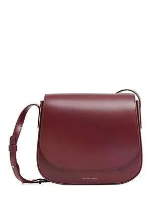 MANSUR GAVRIEL Mini Leather Crossbody Bag - Red