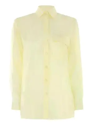 Zimmermann Patch-pocket Silk Shirt - Yellow