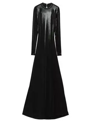 MIAU BY CLARA ROTESCU Long-sleeve A-line Dress - Black