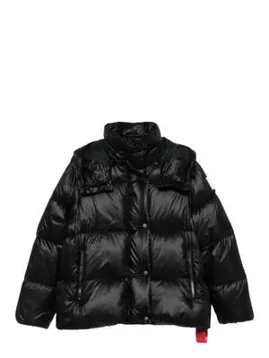 AFTER/LABEL Quilted Puffer Jacket - Black