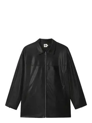 B+AB Zip-front Panelled Jacket - Black