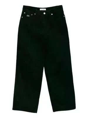 Lacoste Logo-embroidered Trousers - Green