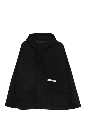FINGERCROXX Logo-patch Jacket - Black