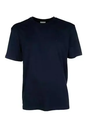 Calvin Klein Embroidered-logo T-shirt - Blue