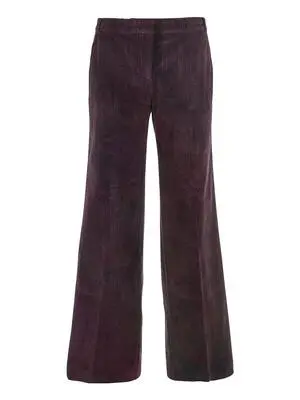 Ba&sh Vily Corduroy Flared Trousers - Purple