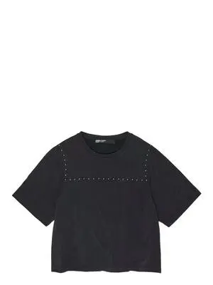 Bimba Y Lola Stud-embellished T-shirt - Black