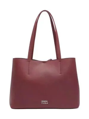 Bimba Y Lola Leather Shoulder Bag - Red