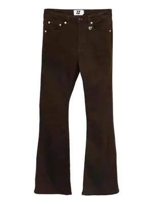 Izzue Heart Patch Jeans - Brown
