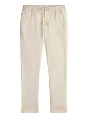 Ralph Lauren Purple Label Drawstring Trousers - White