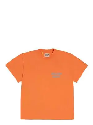 GALLERY DEPT. Blurred Logo-Print T-Shirt Orange