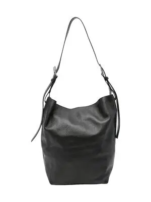 P.a.r.o.s.h Buckle-fastening Leather Shoulder Bag - Black