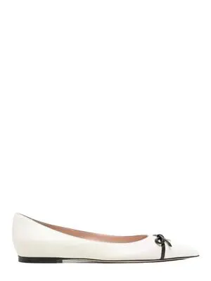 Valentino Garavani Vlogo Ballet Flats - White