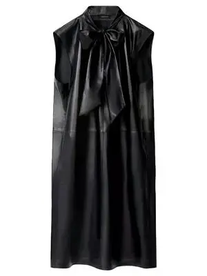 Fabiana Filippi Tie-neck Sleeveless Midi Dress - Black