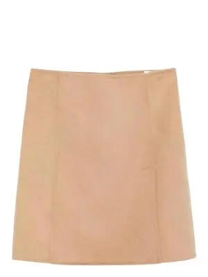 P.A.R.O.S.H Side-Split Wool Skirt
