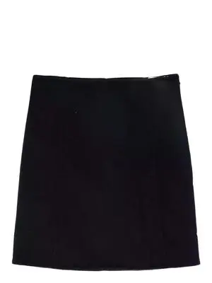 P.A.R.O.S.H Panelled A-Line Wool Skirt