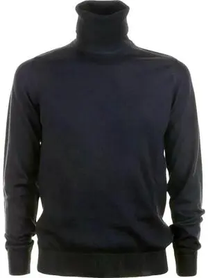 Alpha Studio Turtleneck Sweater - Blue