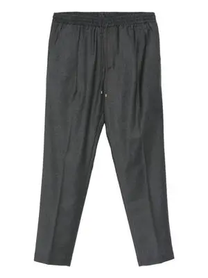 BRIGLIA 1949 Pleated Drawstring Trousers - Grey