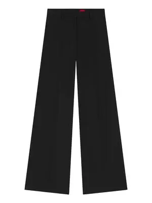 Hugo Wide-leg Trousers - Black