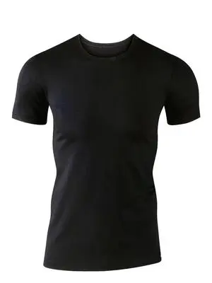 CALIDA Stretch-cotton T-shirt - Black