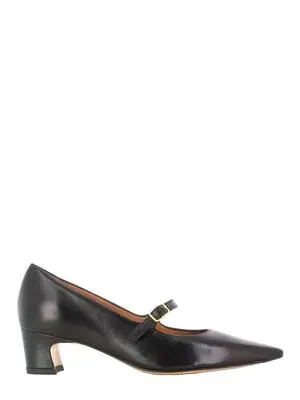 TASSINARI Buckle-strap Pointed-toe Pumps - Black