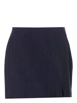 ANIYE BY Pinstripe Mini Skirt - Blue
