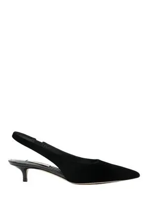ARTEANA Pointed-toe Slingback Pumps - Black