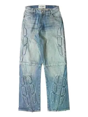 SATOSHI NAKAMOTO Wide-leg Jeans - Blue