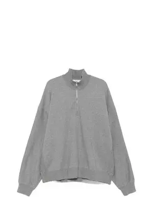 AGOLDE Half-zip High Neck Sweatshirt - Grey