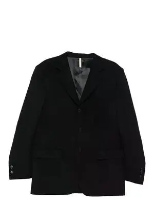 SUNFLOWER Single-breasted Notched-lapel Jacket - Black