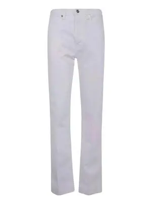 FRAME Pressed-crease Jeans - White