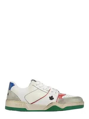 Dsquared2 Spiker Panelled Sneakers Neutrals