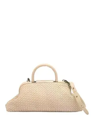 Officine Creative Woven Leather Shoulder Bag - Neutrals