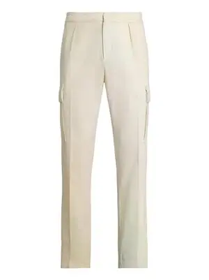 Ralph Lauren Purple Label Pleated Cargo Trousers - Neutrals