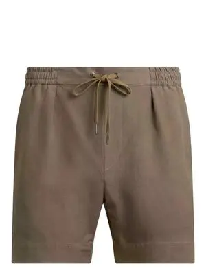 Ralph Lauren Pleated Drawstring Shorts - Neutrals