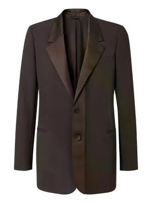 Fendi Single-breasted Tailored Blazer - Brown
