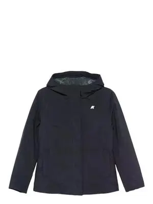 K-WAY Hooded Padded Jacket - Blue
