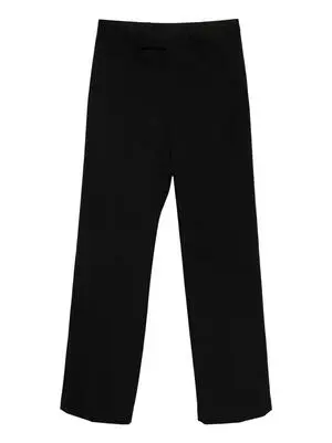 Rick Owens Pressed-crease Trousers - Black