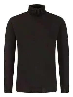 DORIANI Turtleneck Sweater - Brown