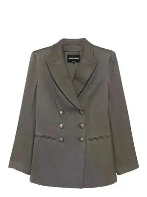 Giorgio Armani Double-breasted Blazer - Green