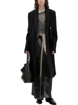 ANN DEMEULEMEESTER Viv Wool-cashmere Coat - Black