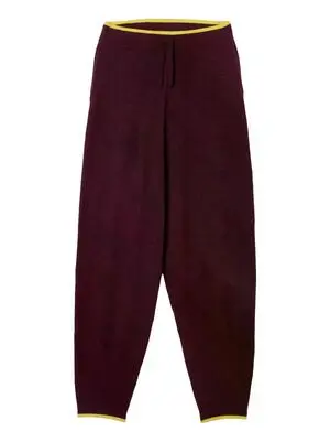 Sunnei Elastic-waistband Knit Trousers - Red