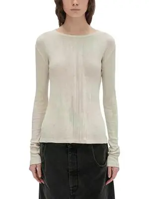 ANN DEMEULEMEESTER Long-sleeve T-shirt - Neutrals