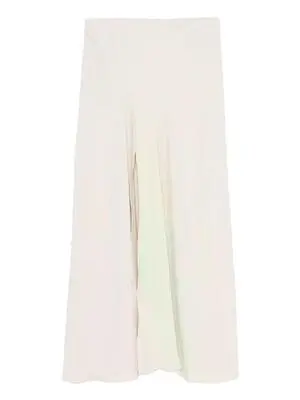 P.a.r.o.s.h Split-front Maxi Skirt - Neutrals