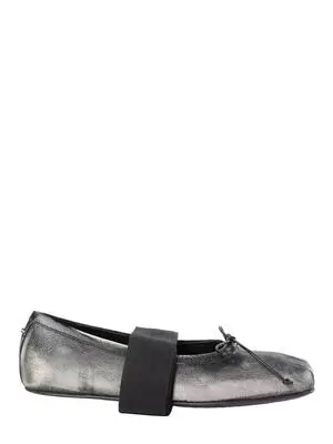 ANN DEMEULEMEESTER Bow-detailing Ballet Flats - Grey