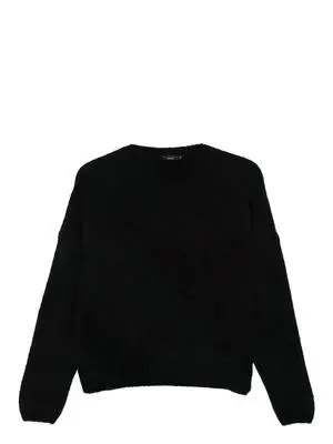 Incentive! Cashmere Lina Round-neck Jumper - Black