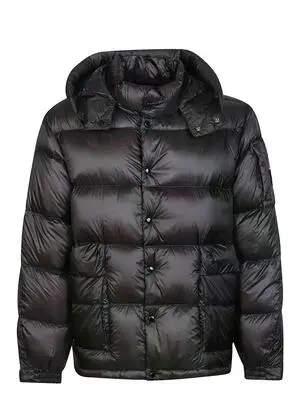 C.P. COMPANY Hooded Puffer Jacket - Black