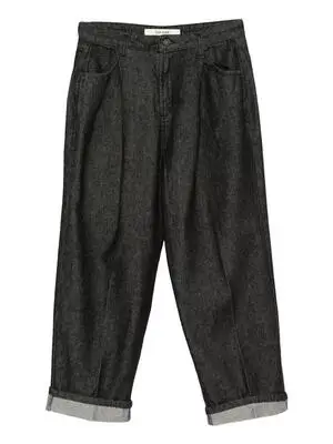 MERCI Pleated Jeans - Black