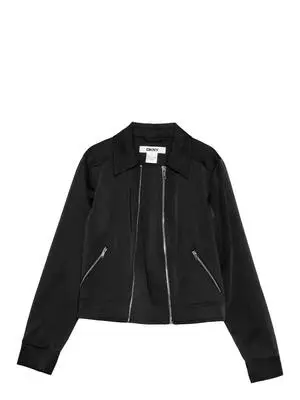 Dkny Zip-front Jacket - Black