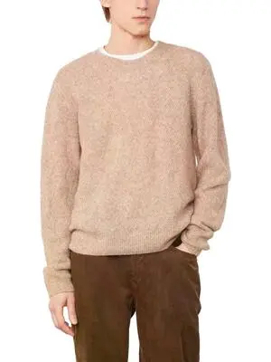 Officine Générale Herringbone Long-sleeve Sweater - Neutrals